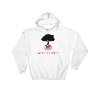 Welsh Roots – Hooded Sweatshirt – Anglotees